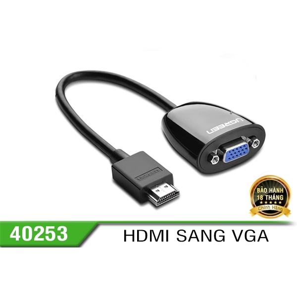 Ugreen 40253 HDMI to VGA Adapter | Shopee Philippines