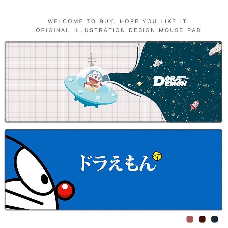 Doraemon Mouse Pad Oversized Gaming Keyboard Two-Dimensional Anime Desk ...