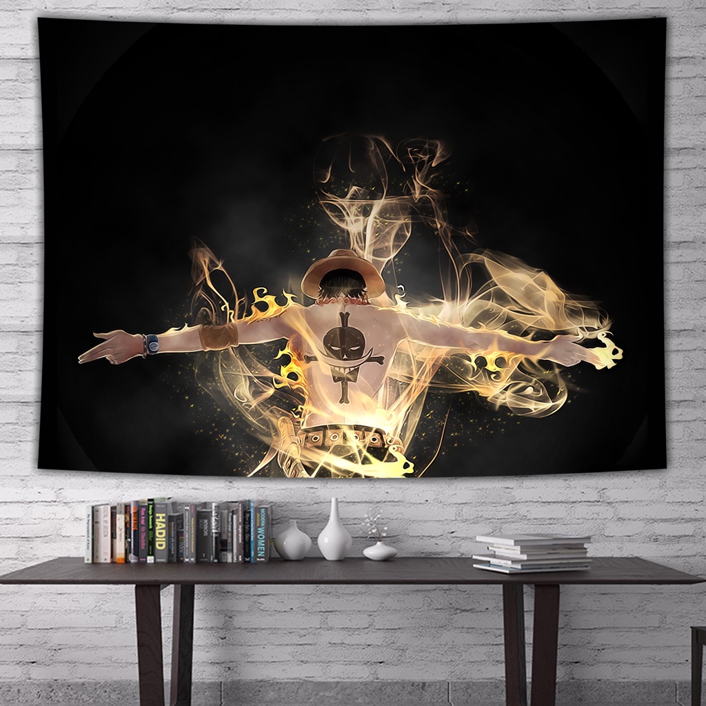 One Piece Anime Street Wear Background Cloth ins Tapestry Bedroom ...