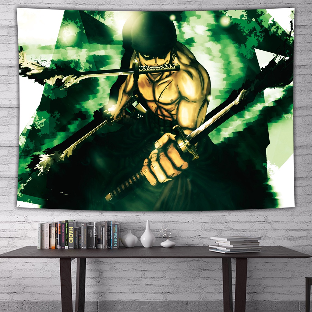 One Piece Anime Street Wear Background Cloth ins Tapestry Bedroom ...