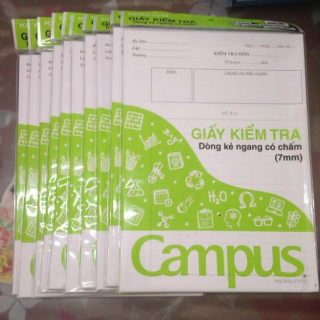 Campus test paper with dots, 1 set of 25 double sheets | Shopee Philippines