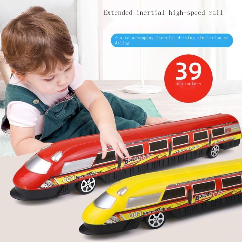 Children s train toy large inertia high-speed rail Harmony EMU model ...