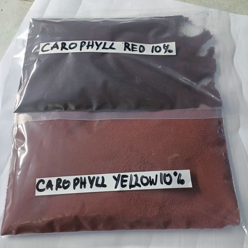 Carophyll Red 10%, Carophyll yellow Bag 5g And 10g | Shopee Philippines