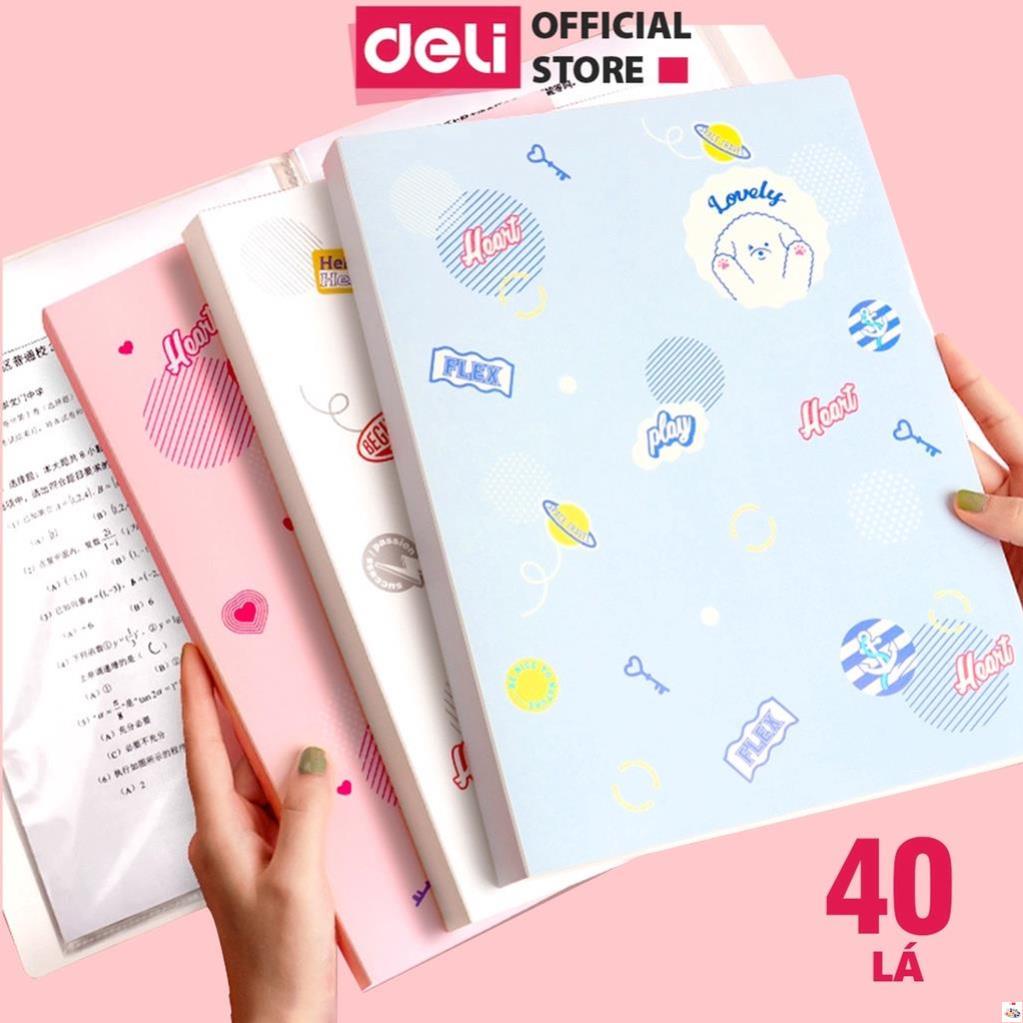 Document File Deli Multi-Purpose Student Leaf File A4 Leaf Clip ...