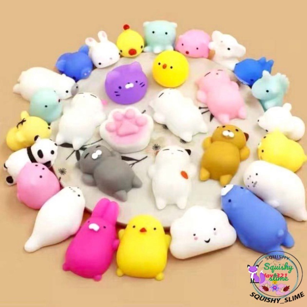 Mochi squishy animal to rest - cute baby animal shaped hand squishy ...