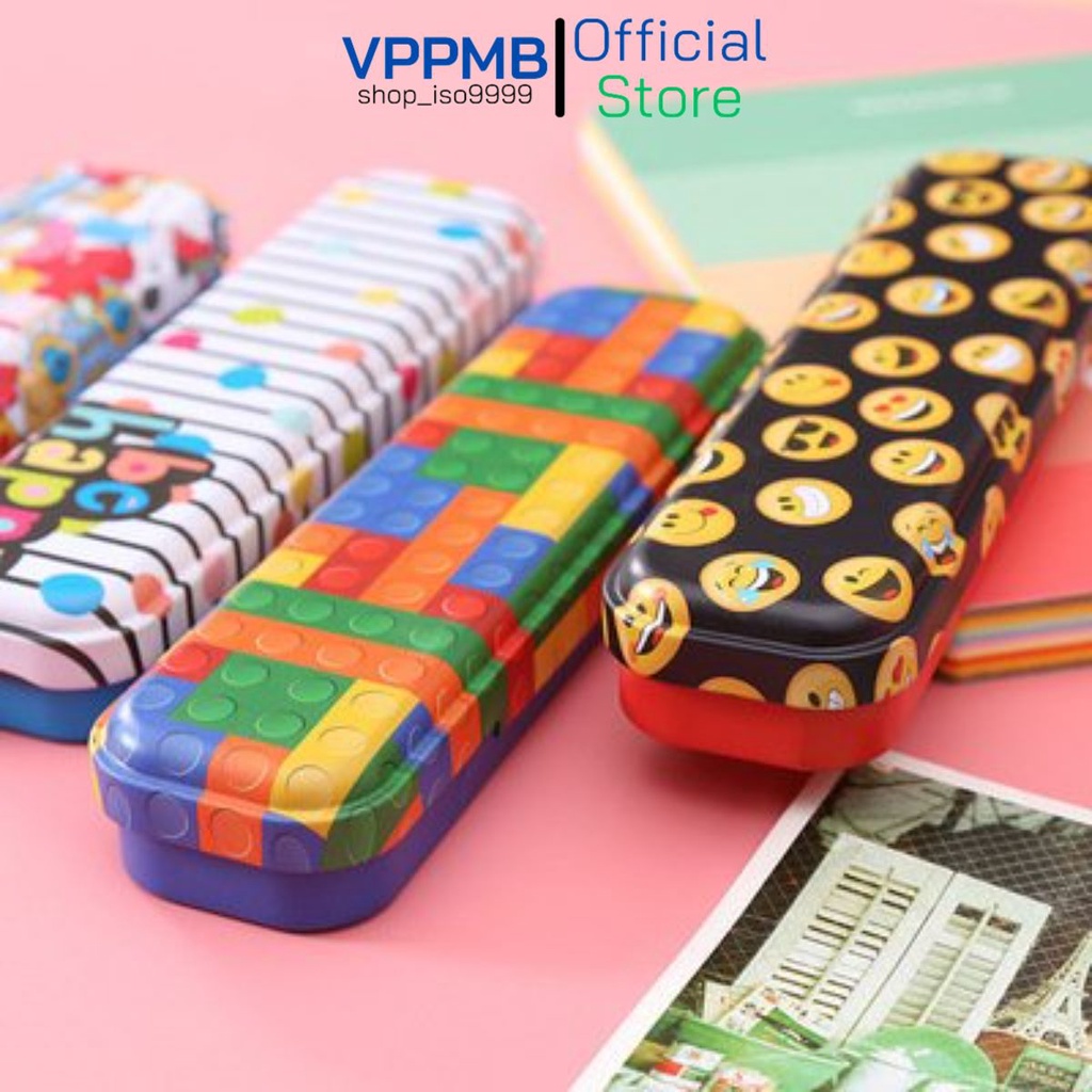 Cute Student Pen Box, Iron Pen Box For Grade 1 Students | Shopee ...