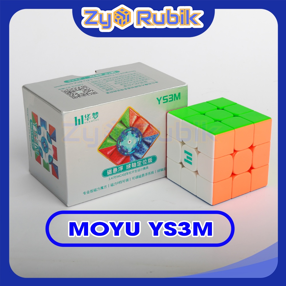Rubik 3x3 Moyu Huamenng YS3M 2023 4 Magnetic / Maglev / Ball Core / Maglev UV - Zyo Rubik ...