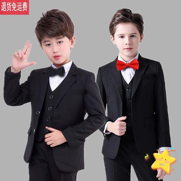 suit for boys Formal Outfit Set Gentleman Birthday Attire Children's ...