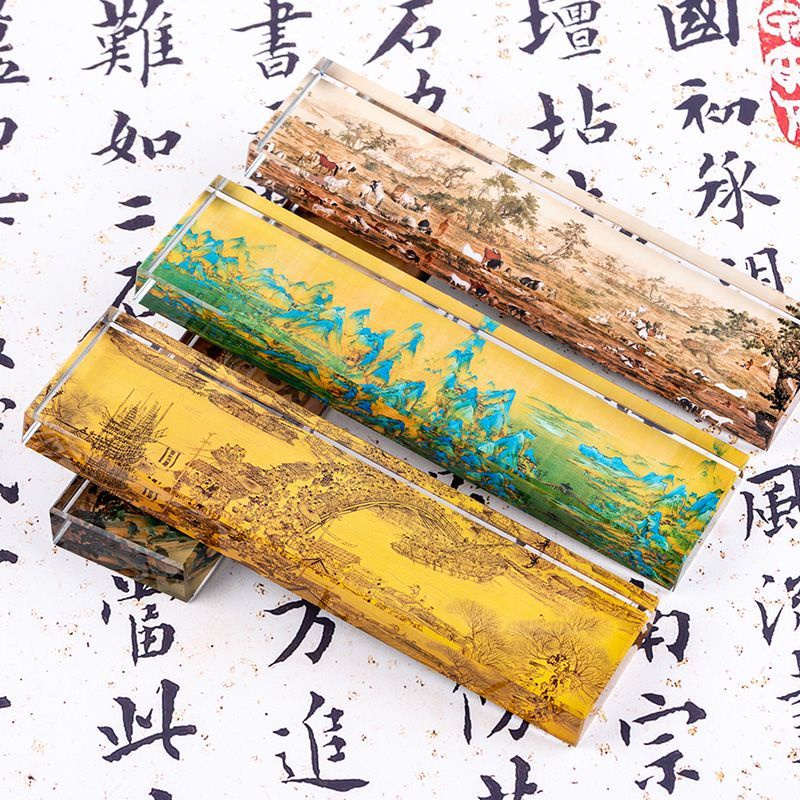 Pinyuan Crystal Glass Paperweight Custom Chinese Style Forbidden City ...