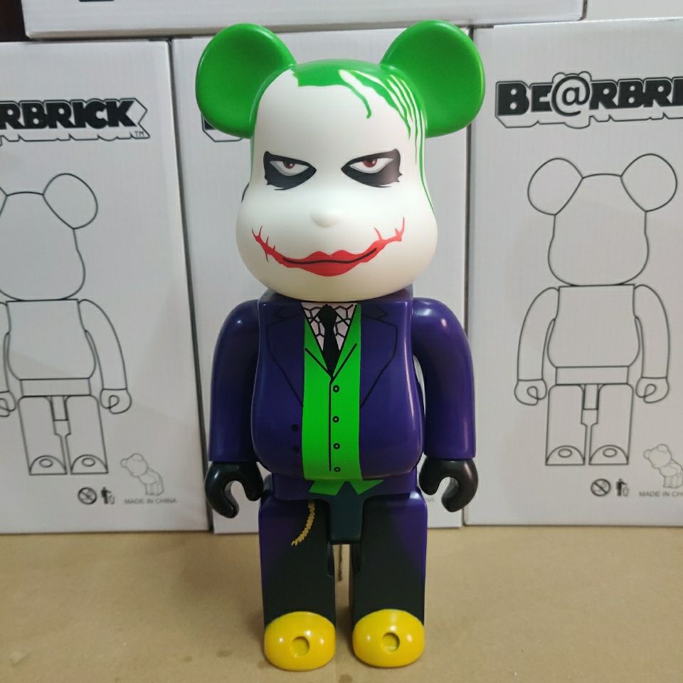 Bear bearbrick Violent Bear Building Block Bear Joker Batman Hands-on ...