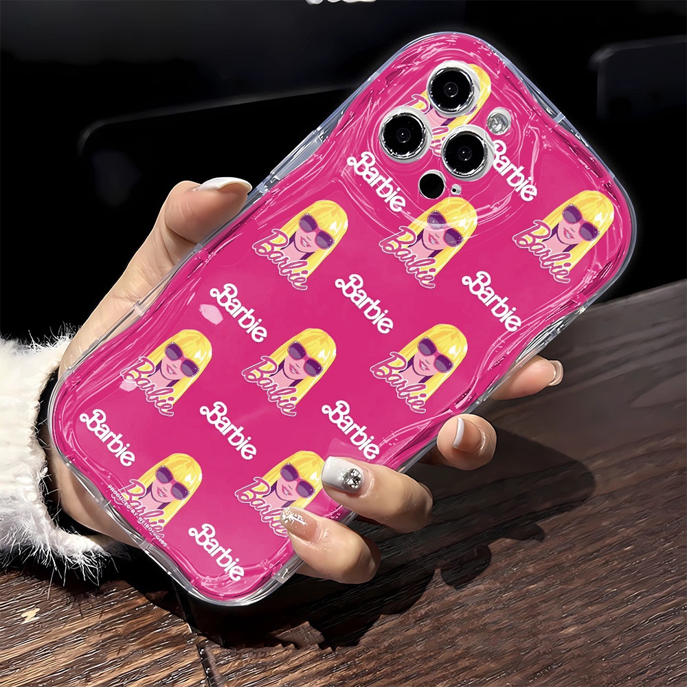 Transparent Wave border aesthetic case for iphone 14ProMax 11 13 12 ...