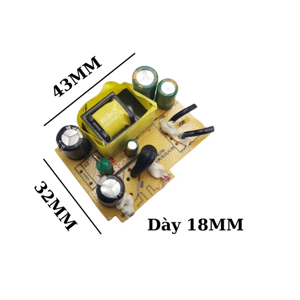 Combo Power source without case 12V500mA 12V 0.5A small size 43x32x18MM ...