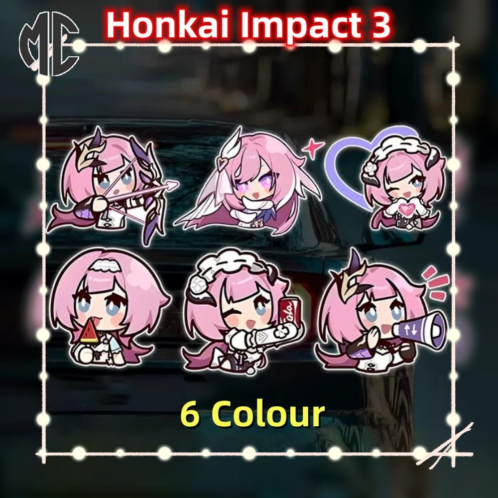 ((MC) Anime Stickers Honkai Impact 3 (6 Options) Honkai Impact 3 Alicia ...