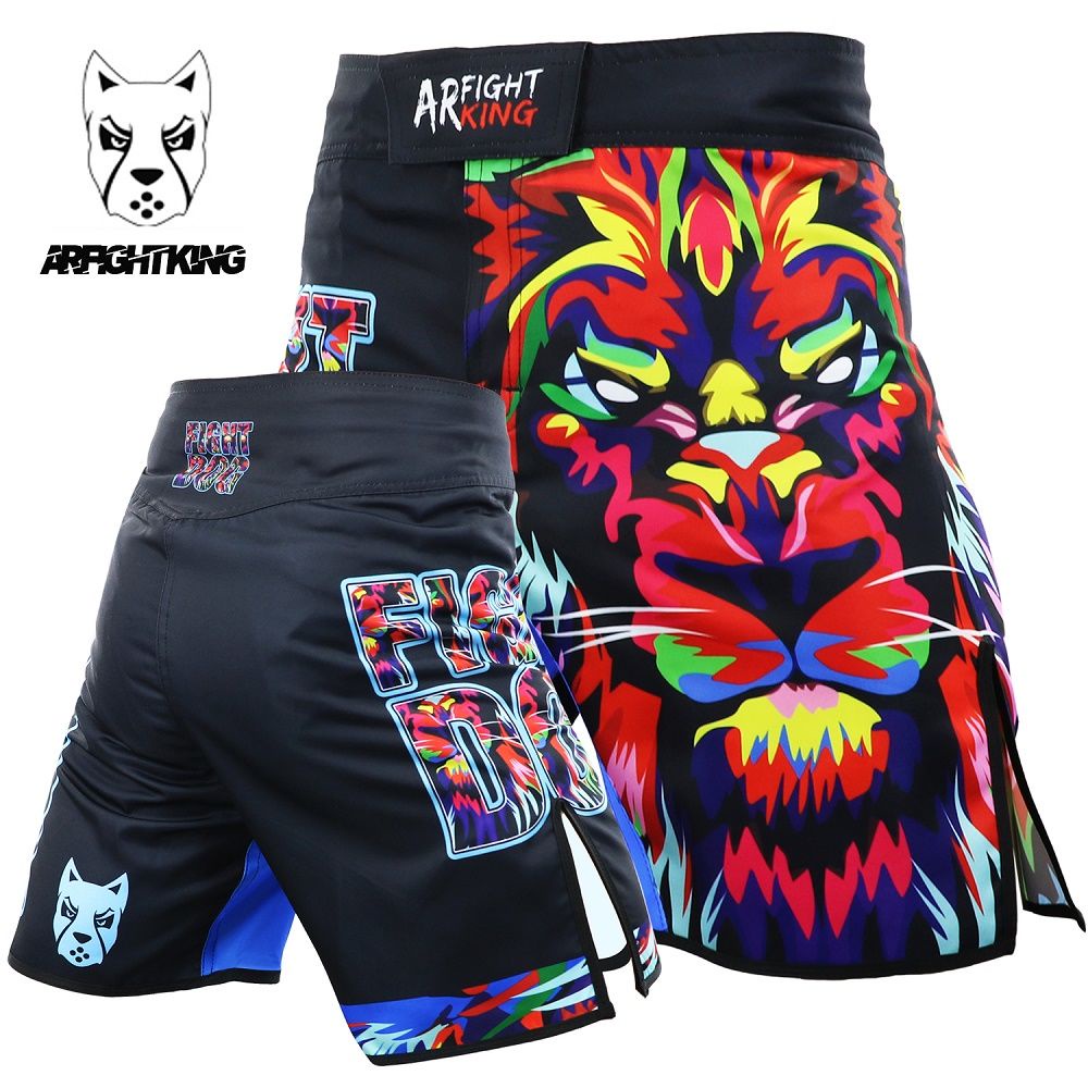 [Men's Training Pants] MMA Fighting Sports Color Lion Shorts UFC ...