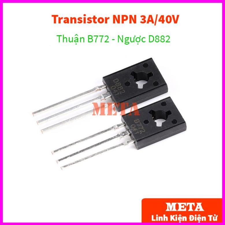 Thuan Transistor B772 / Reverse Transistor D882 - TO126 NPN 3A/40V ...