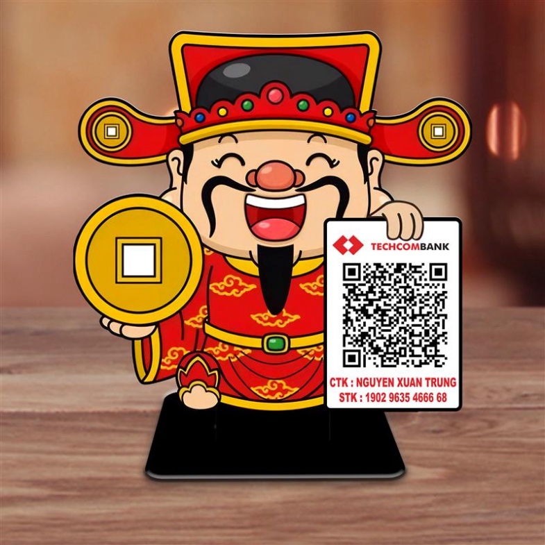 Standee prints qr codes, prints on demand, lucky cat, prints qr tables ...