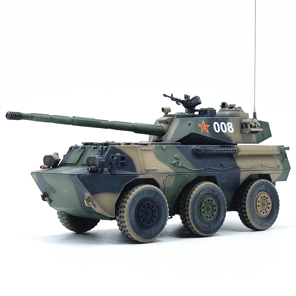 1: 72 China PTL02 Wheel Type Assault Gun Three-Color Coating 92A ...