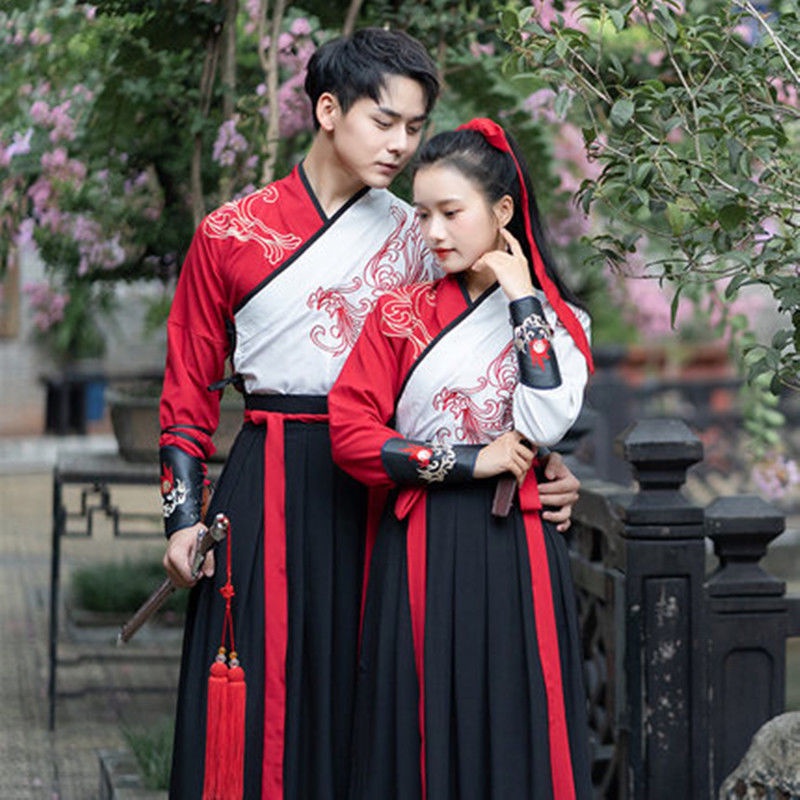Improved Hanfu Female Student Class Uniform Spring Autumn Chinese Style ...
