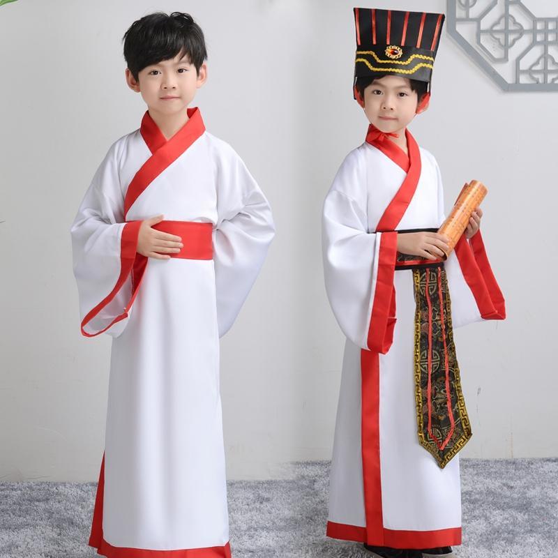 Hanfu Children Ancient Costume Hanfu Male Ancient Student Chinese Style ...
