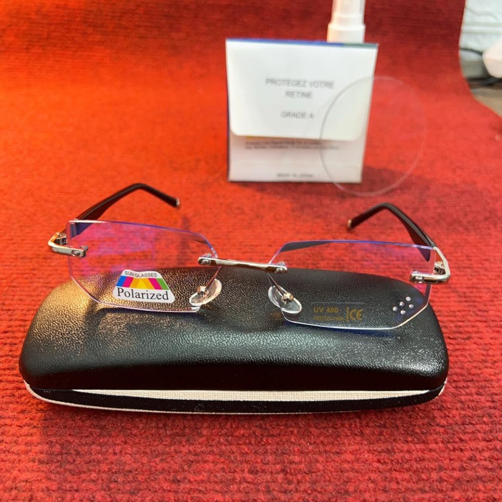 Fashion sunglasses with 0 degree drilled frames for men and women, anti ...
