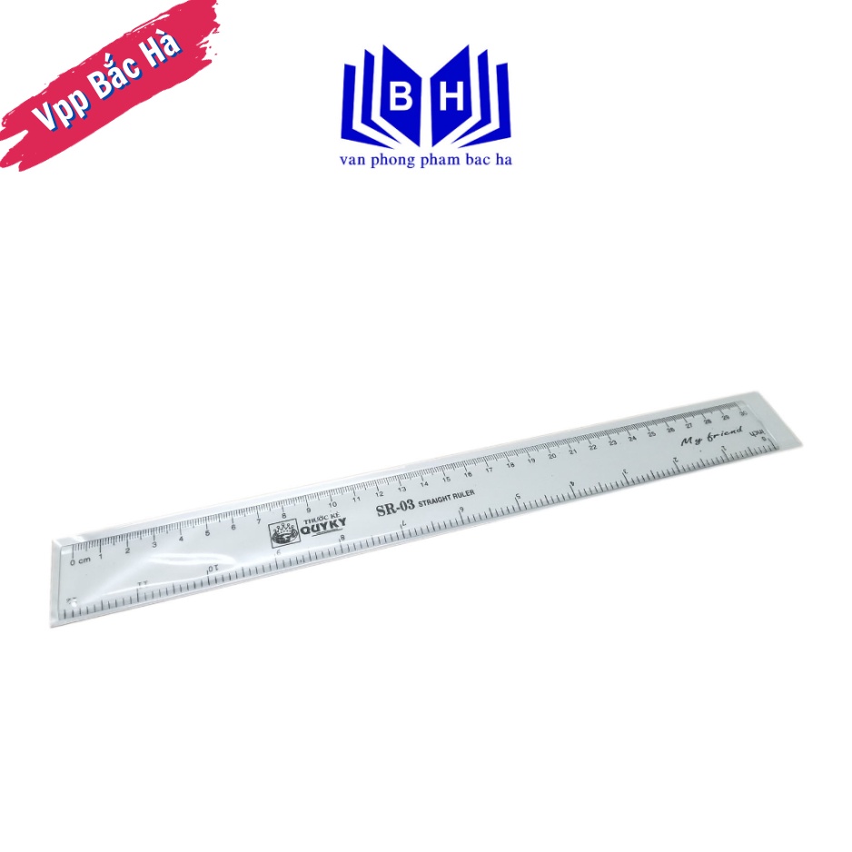 Thien Long SR-03 straight ruler - 30cm hard plastic ruler Thien Long ...