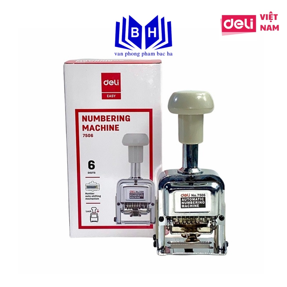 Deli 7506 digital translation stamp - 6 numbers (E7506) | Shopee ...