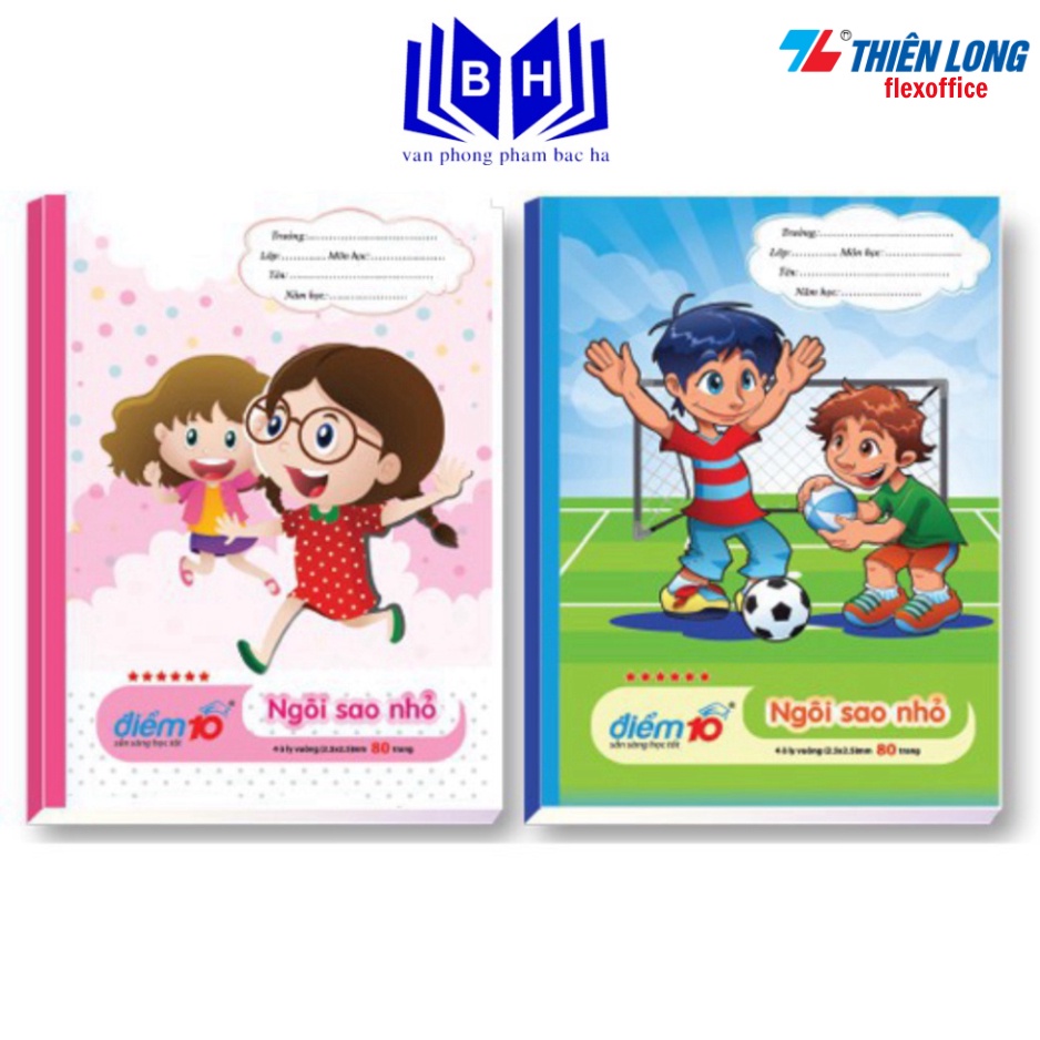 Little Star O ly Notebook TP-NB076 Score 10 (80 Pages) - Thien Long O ...