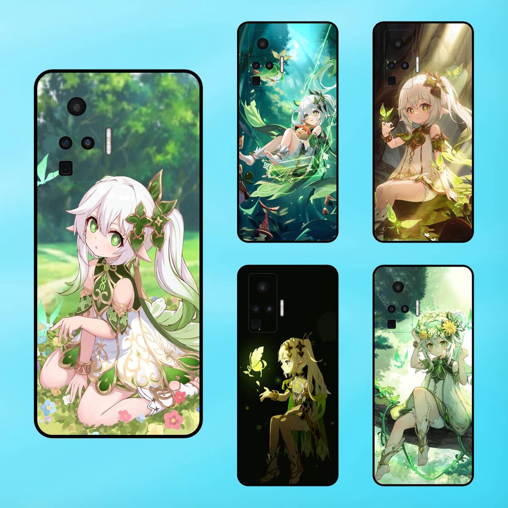 Nahida Genshin Impact Black Border Vivo X50 Pro Phone Case | Shopee ...
