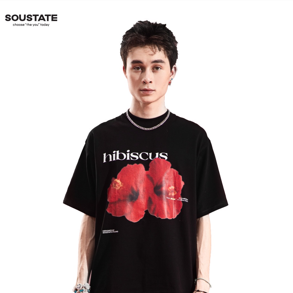 Soustate Oversize T-Shirt "D4m But" (Black) | Shopee Philippines