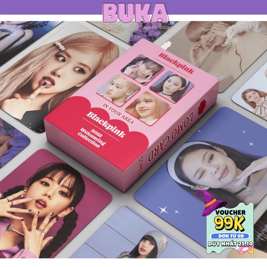 Lomo card Blackpink BLINK 2022 - 3 BuKa cards with rounded corners ...