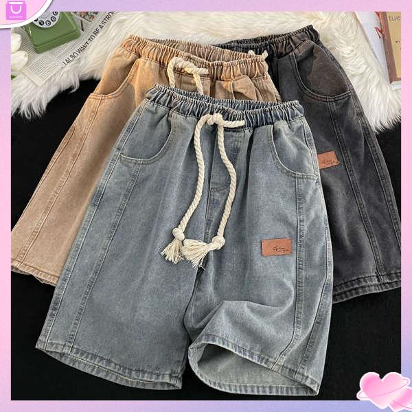 jorts jorts for men American Style High Street vintage Denim Shorts Men ...