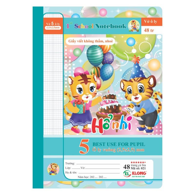 Notebook 5 Boxes Of 1st School KLONG B5- 48 Pages 100 / 92; MS: 021 ...