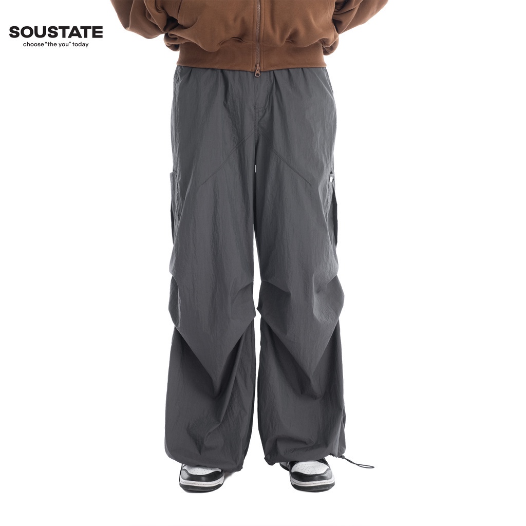 Soustate Parachute Pants (Gray) | Shopee Philippines