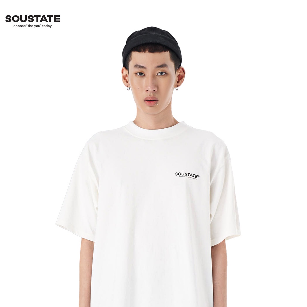 Oversize SOUSTATE Basic T-Shirt (White) | Shopee Philippines