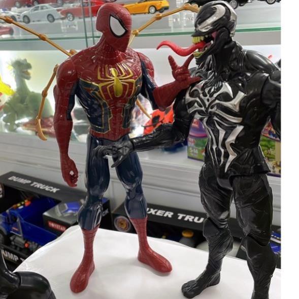 Super Great Model Spider-Man, Venom, Premium Model Black Spider, With ...