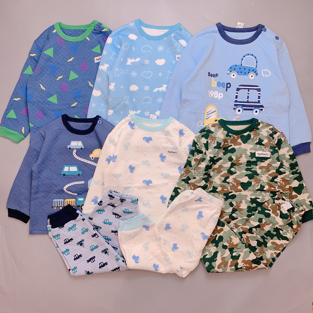 The minou quilted set with many pictures of Boys size 90-130 (New color ...