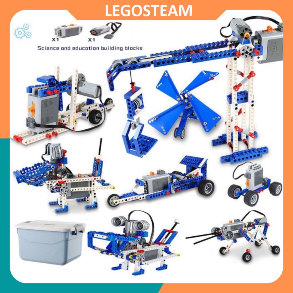 Mechanical ENGINEERING SET 9686 - PLASTIC BOX INCLUDED - Assembling Technical Toy Model ...