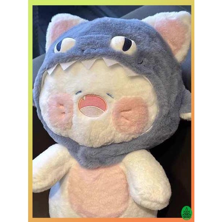 plushie miniso plushie stuffed toy kids toys for girls Cute Shark Cat ...