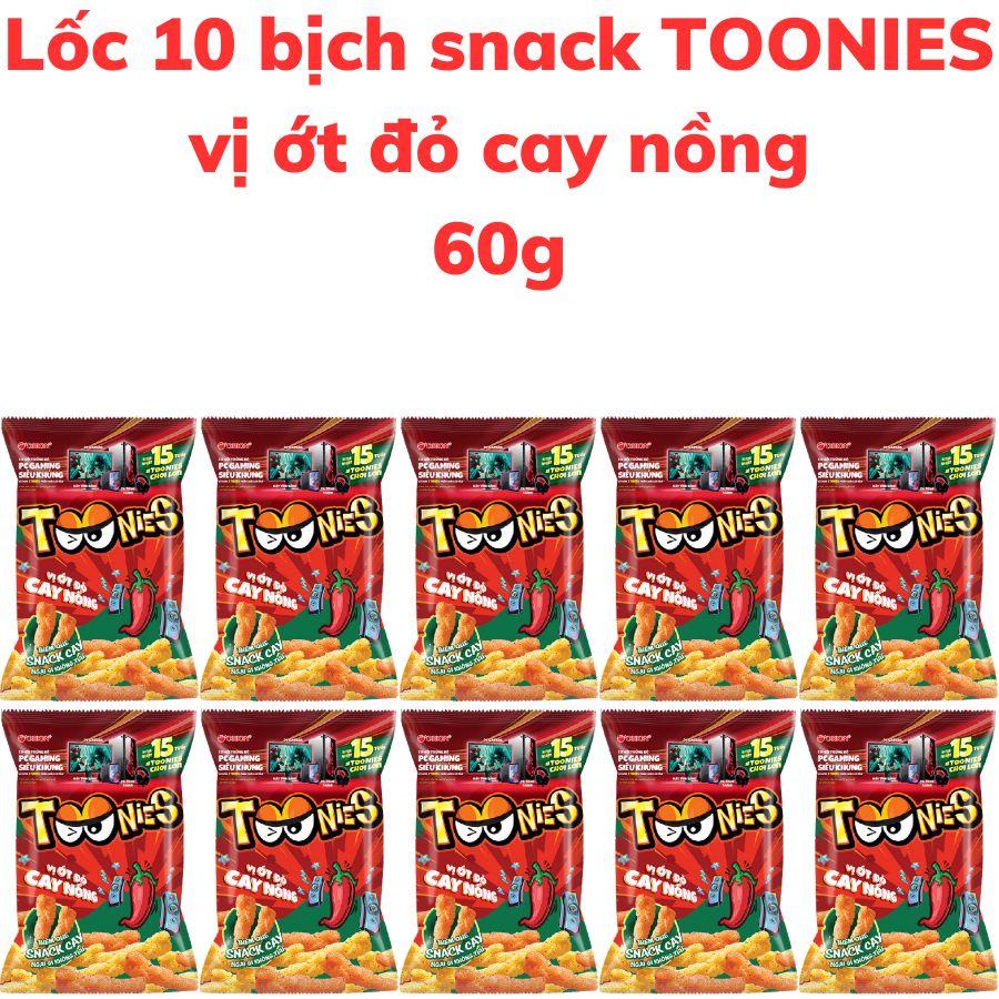 Toonies snack cake with spicy red chili flavor, 60g bag | Shopee ...