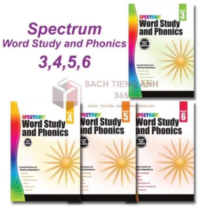 [Vocabulary And Words] Spectrum - Word Study and Phonics - Grade 3,4,5 ...