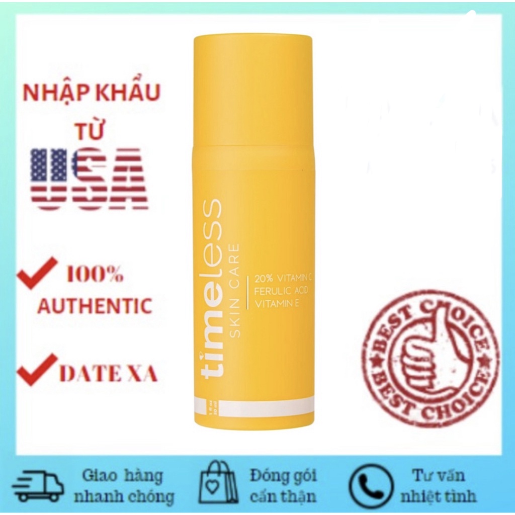 (30ml)Timeless Vitamin C 20 . Timeless Serum 20% Vitamin C + E | Shopee ...