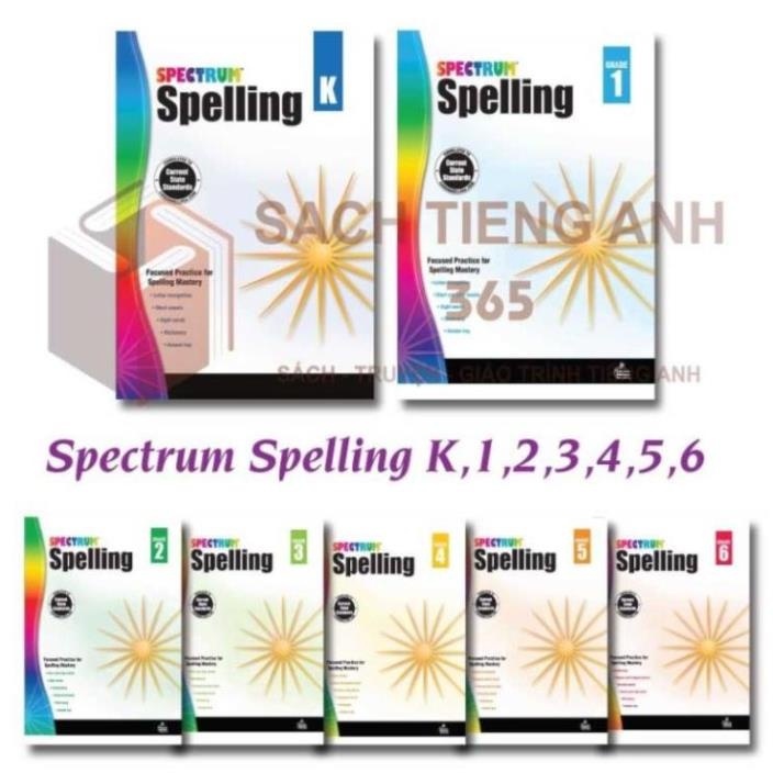 [Principle Description] Spectrum - Spelling - Grade 1,2,3,4,5,6 - Size ...
