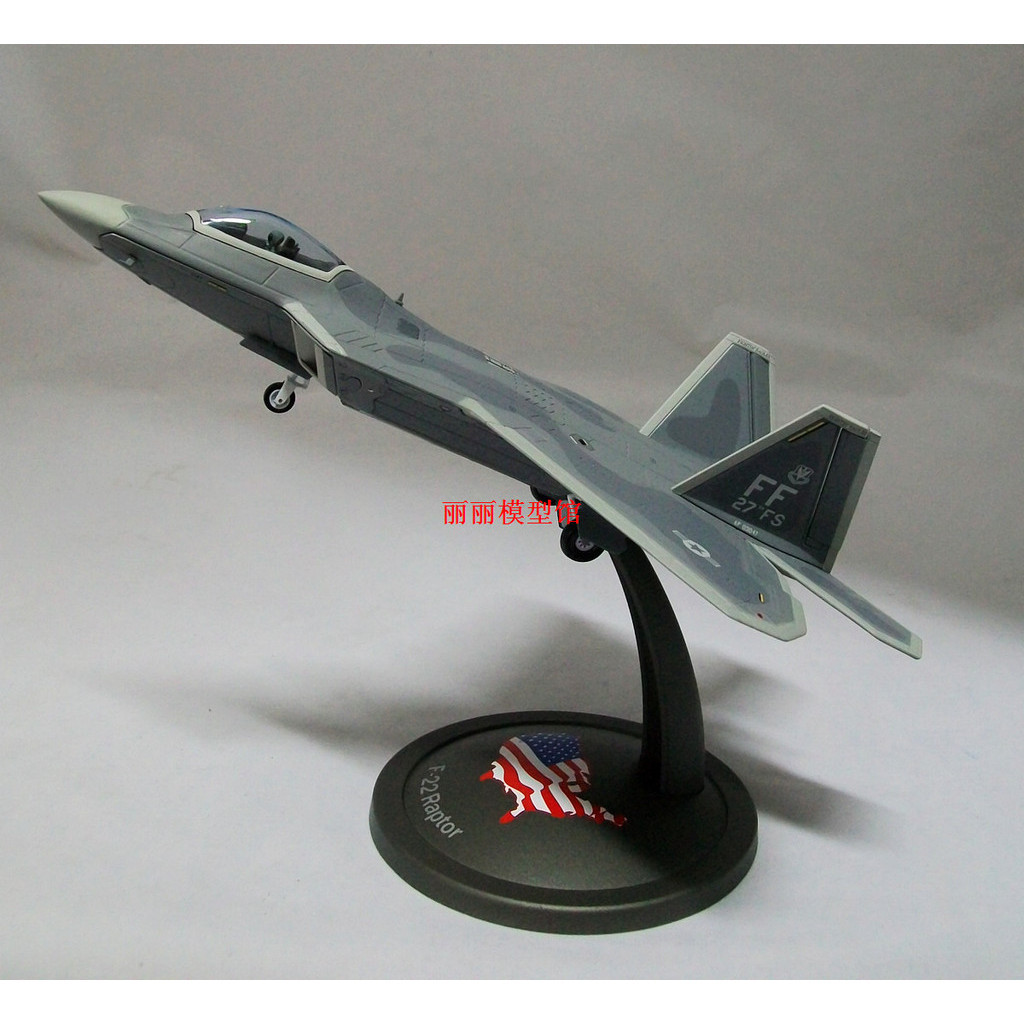 Ready Stock Aircraft Model F-22 Fighter Raptor Stealth Bomber 1 72 ...