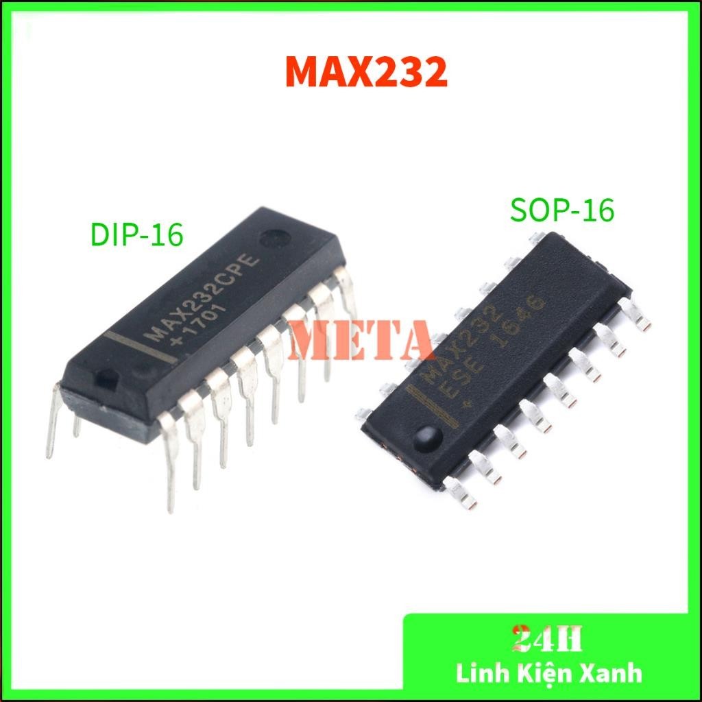 Ic MAX232 DIP-16 Pin Plug / SOP-16 Pin Stickers - Convert RS232 Communication | Shopee Philippines