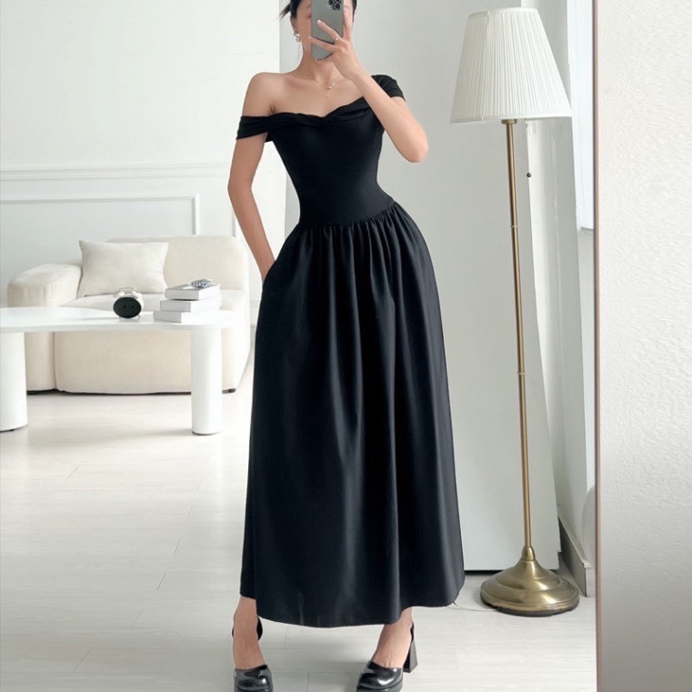 Super Respectful Hot Summer 2024 Maxi Late Shoulder Dress CC856 MTR ...