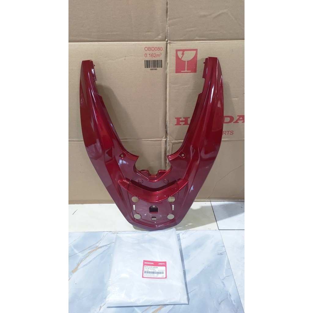Rear handlebar cover PCX 125 (2014-2015) Plum Red *R350C* (84151-K35 ...