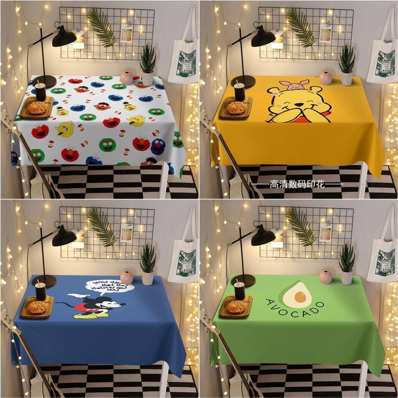 Nordic ins Style Rectangular Washable Tablecloth Fabric Dining Table ...