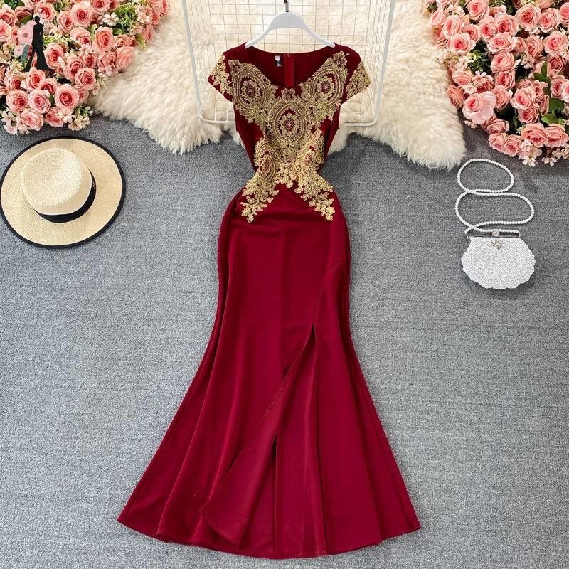 JS prom Evening Dinner Gown Party banquet evening dress Dignified and ...