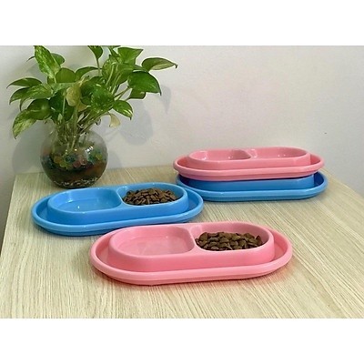 Ant-proof double bowl, high-quality plastic food and water tray for ...