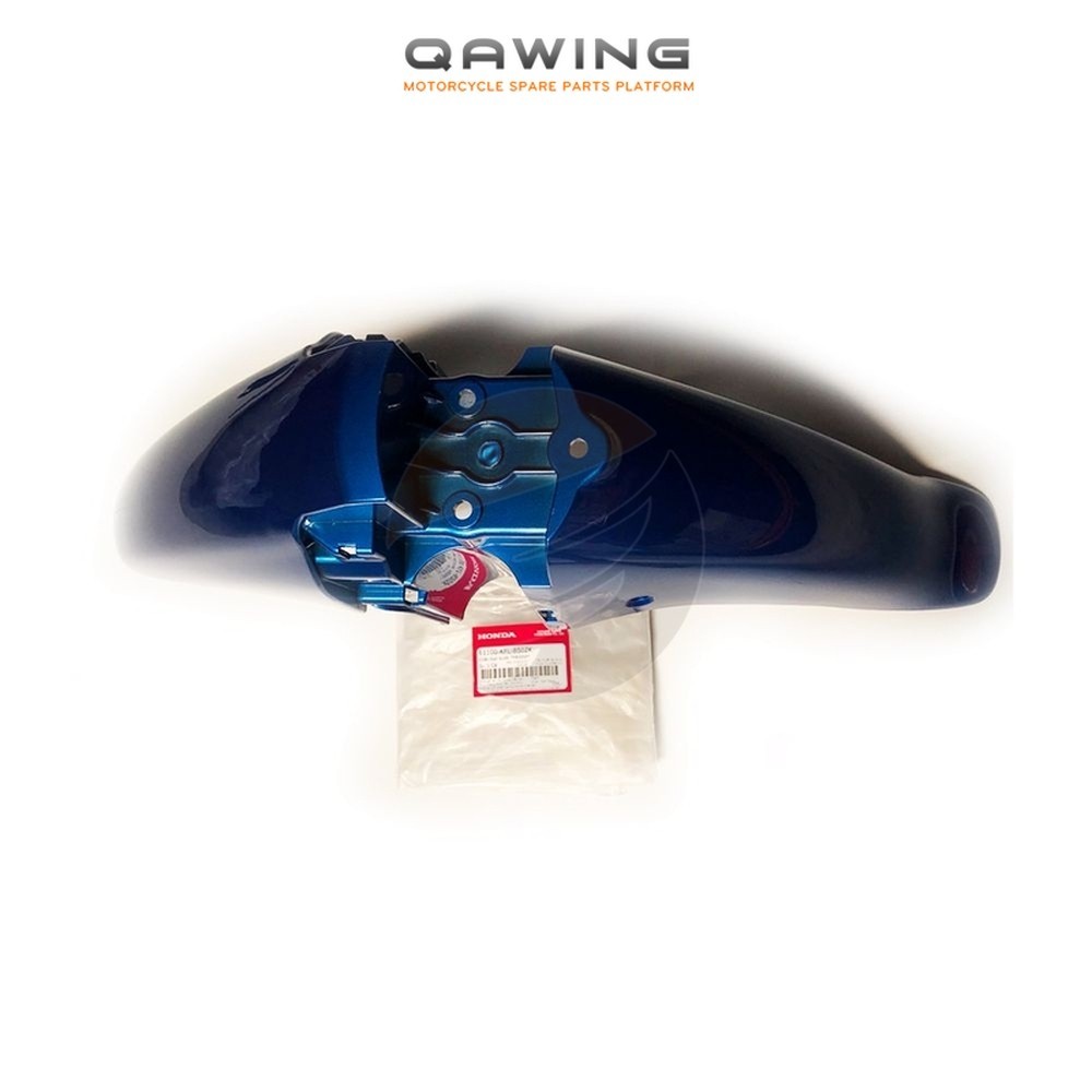 Front Fender Plastic Wave Alpha 100 (2001-2003) In Genuine Turquoise ...